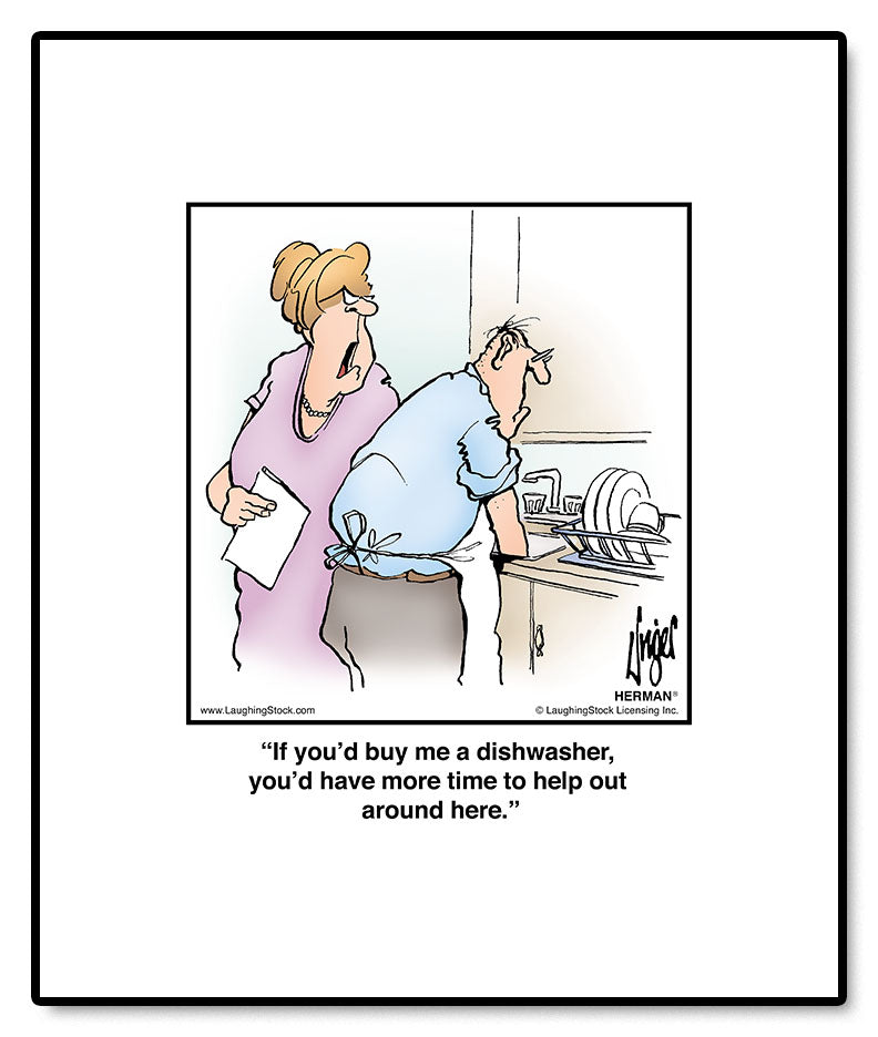 Loading Dishwasher Cartoon